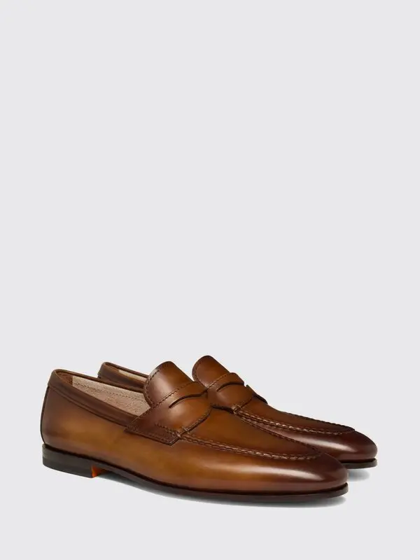 Santoni Loafers - Brown