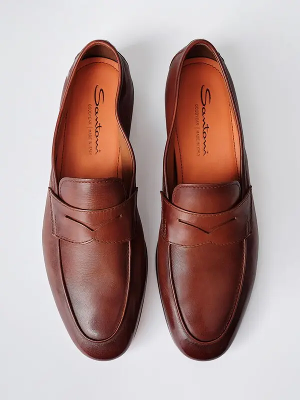 Santoni Loafers - Brown