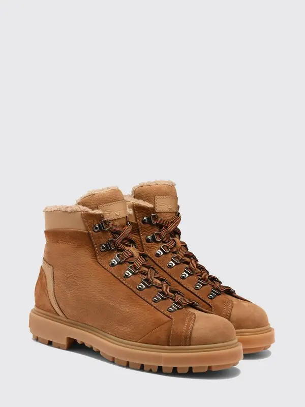 Santoni Lace-up Ankle Boots