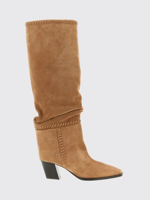 JIMMY CHOO Knee High Boots - Beige