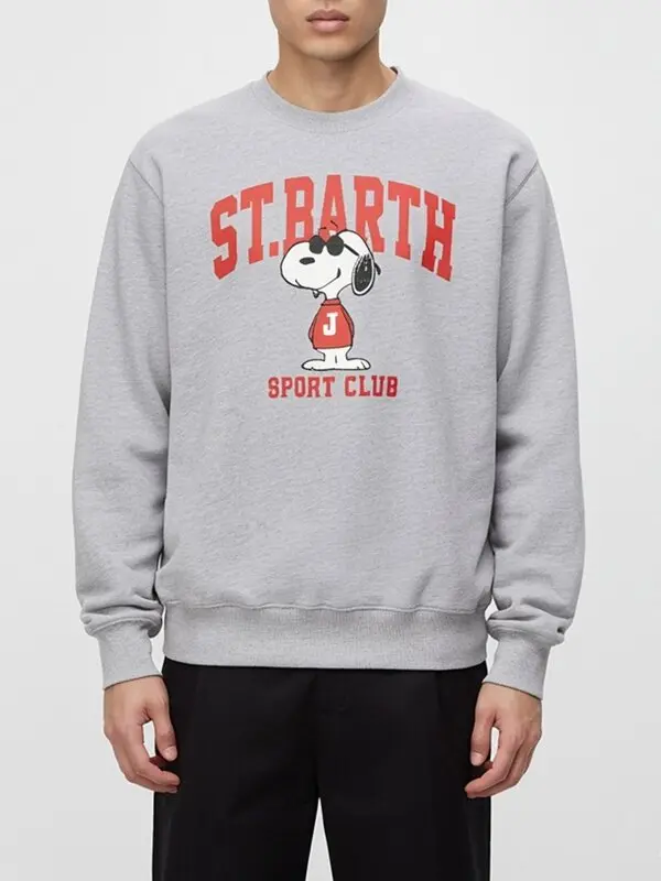 MC2 SAINT BARTH Printed Crewneck Sweatshirt - Grey