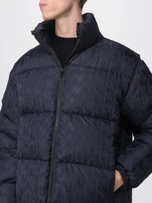 MSGM Quilted Logo Puffer Jacket