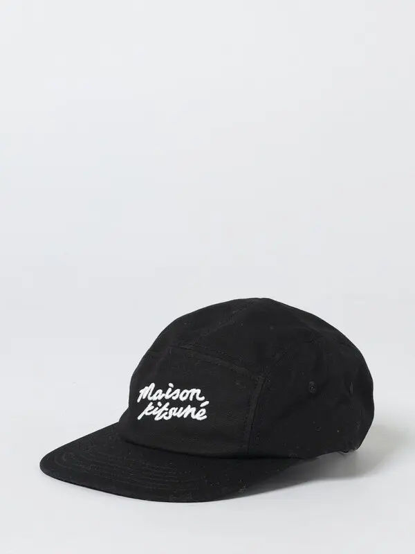 Maison Kitsuné Logo Cap - Black