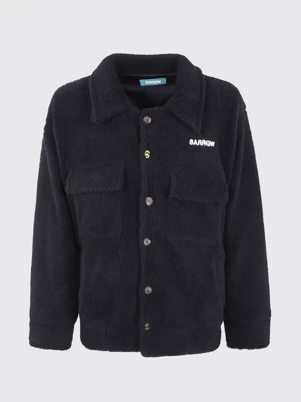 BARROW Teddy Graphic Fleece Jacket - Black