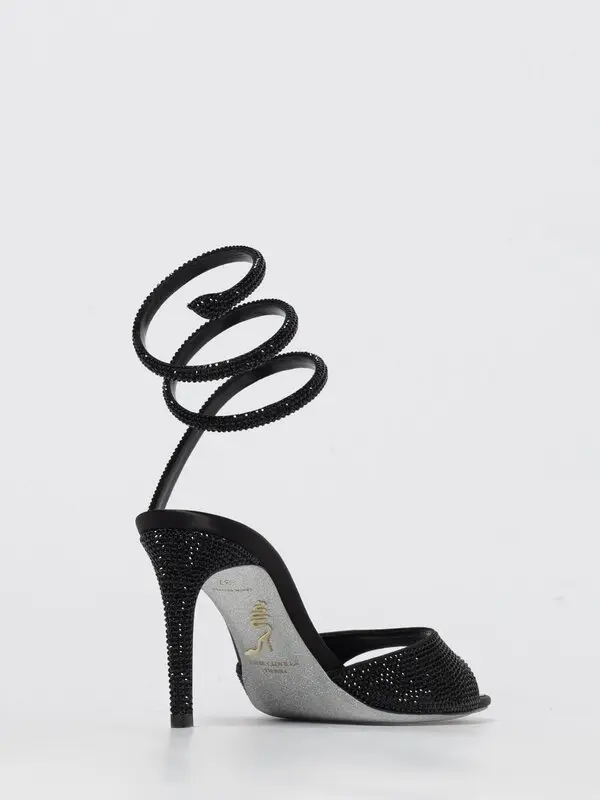 Rene Caovilla Embellished Heeled Sandals