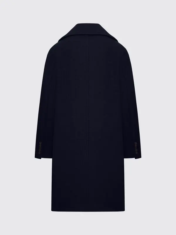 Dries Van Noten Long Coat - Blue