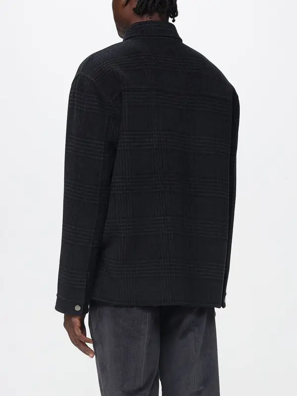 PAOLO PECORA Plaid Collared Jacket