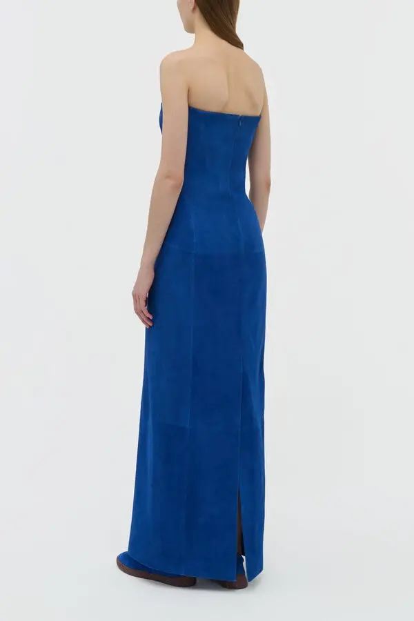Gabriela Hearst Ivara Strapless Maxi Dress