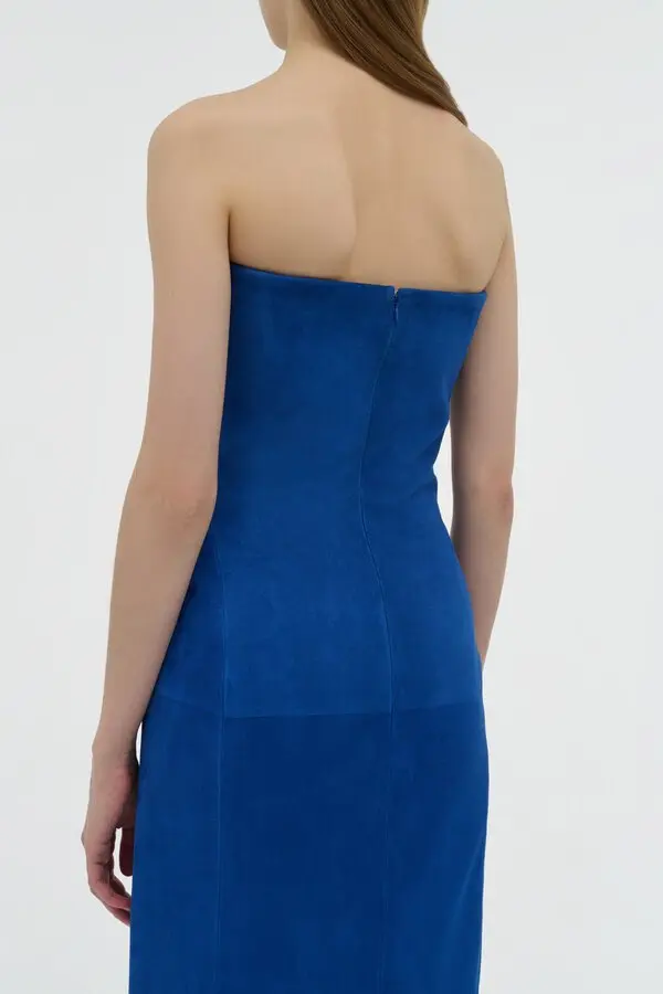 Gabriela Hearst Ivara Strapless Maxi Dress