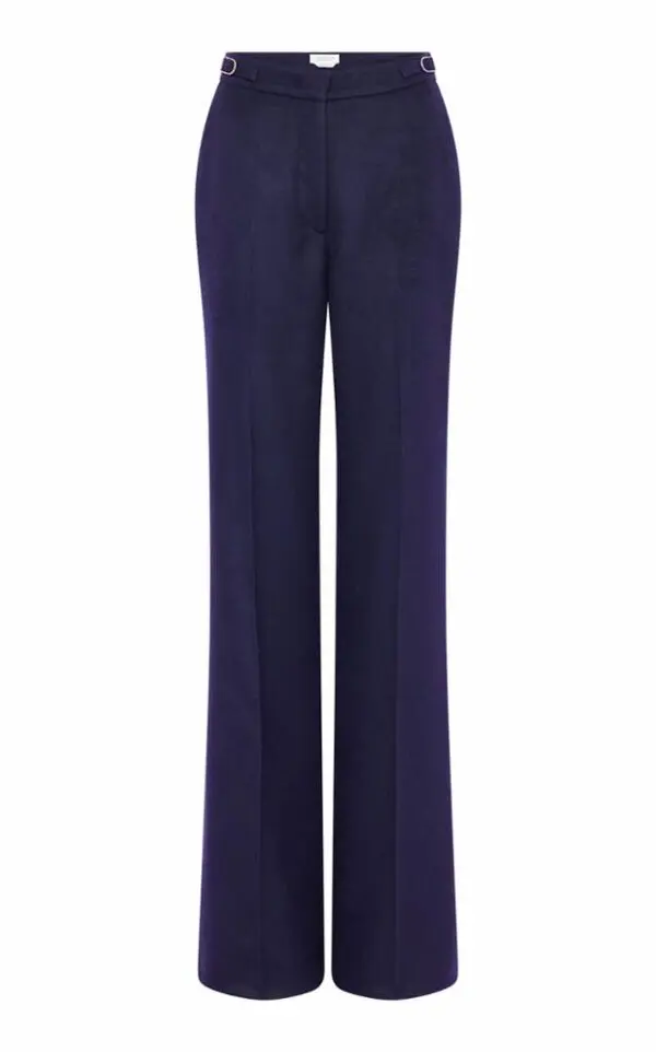 Gabriela Hearst Vesta Flare Pant In Winter Silk