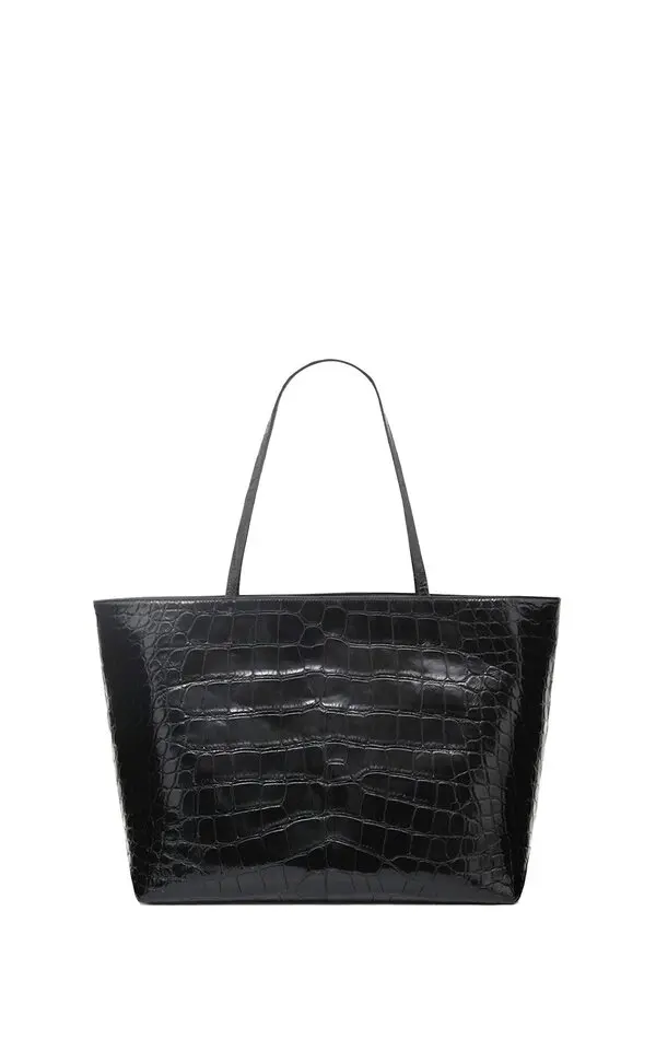 Gabriela Hearst Croco Tote Bag In Crocodile Leather