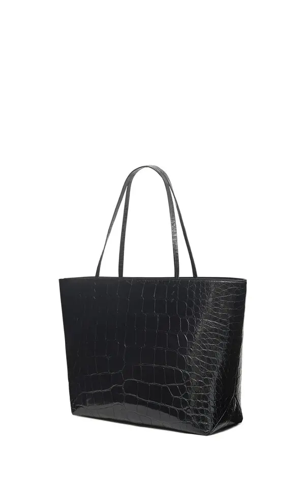 Gabriela Hearst Croco Tote Bag In Crocodile Leather