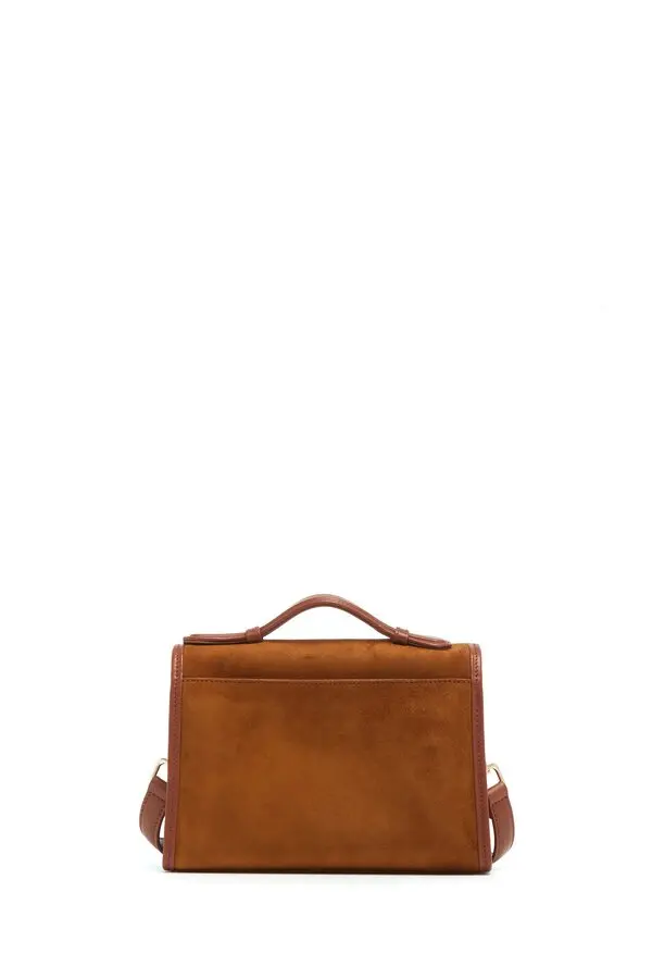 Gabriela Hearst Small Leonora Flap Bag - Cognac
