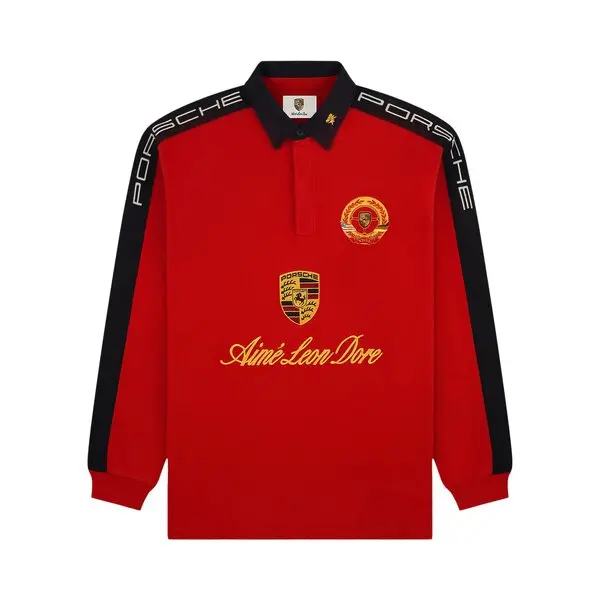 Aimé Leon Dore X Porsche Crest Rugby - Red