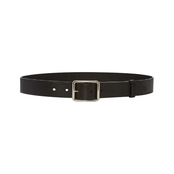 Alexander McQueen Leather Belt - Black