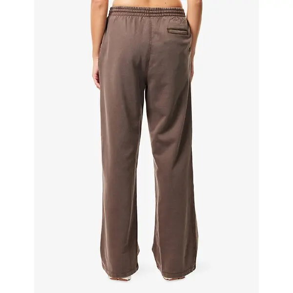 Bo+tee Branded Wide-leg Jersey Jogging Bottoms