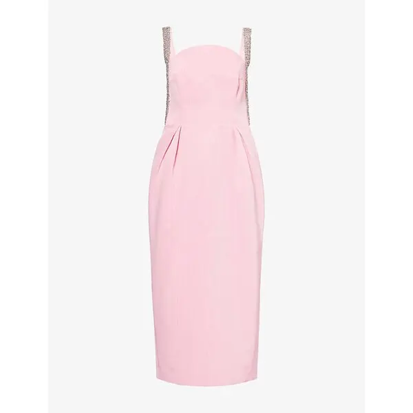 strapless open back dress Pink Glitter Bodycon Sequin Party Dress, Sparkly Homecoming Dress GM50 –  MyGirlProm.com main image 0