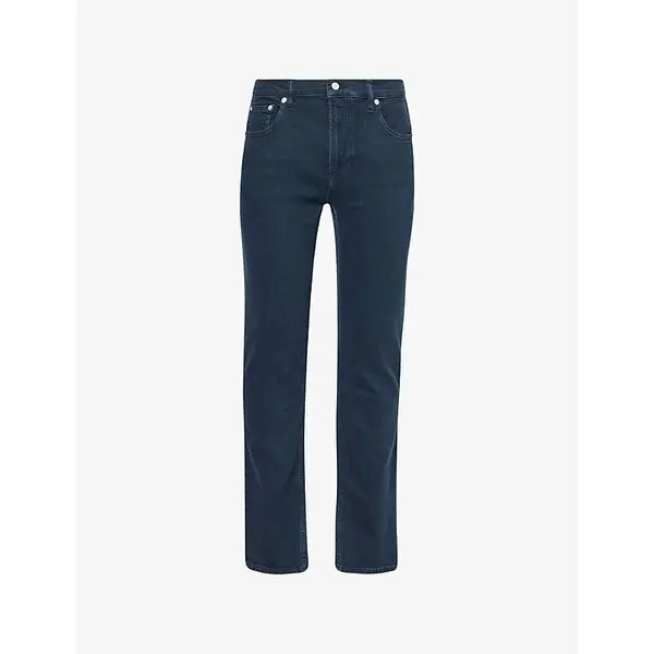 FRAME Modern Straight Slim-fit Stretch-denim Jeans - Placid