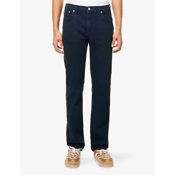 FRAME Modern Straight Slim-fit Stretch-denim Jeans - Placid