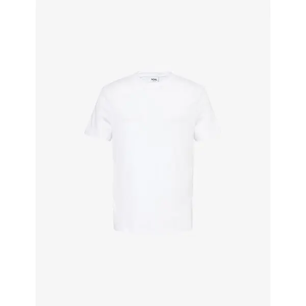 NOBL Rome Slim-fit Cotton T-shirt - White