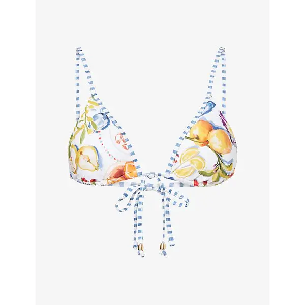 Seafolly Riviera Coast Bikini Top - White