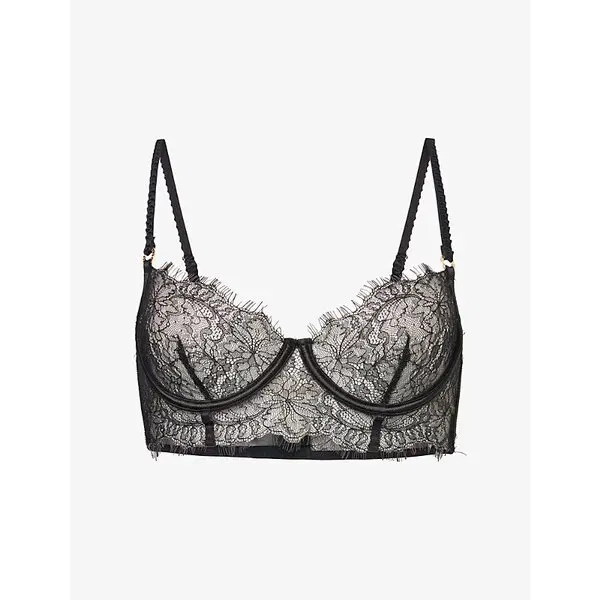 Bluebella Camelia Wired Lace Bra - Black