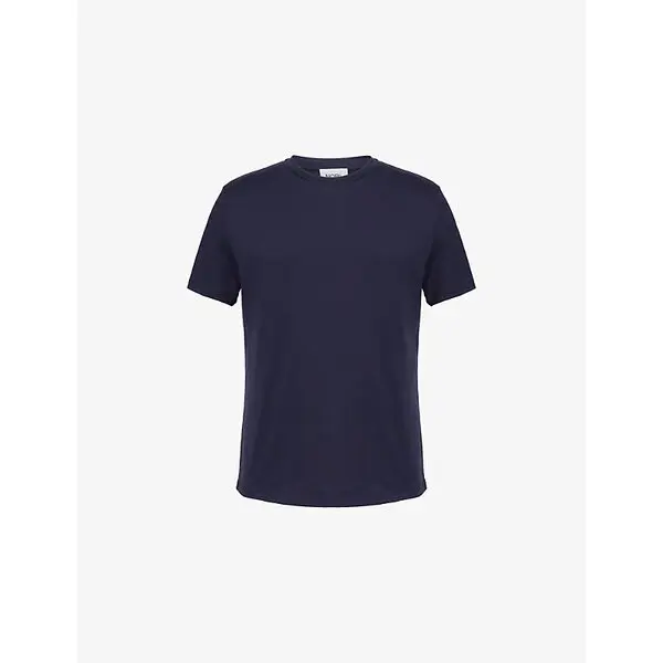 NOBL Rome Slim-fit Cotton T-shirt - Navy