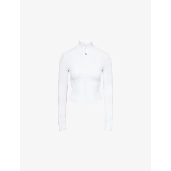 Lululemon Define Nulu™ Cropped Stretch-woven Jacket - White