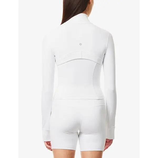 Lululemon Define Nulu™ Cropped Stretch-woven Jacket - White