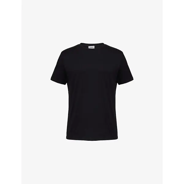 NOBL Rome Slim-fit Cotton T-shirt - Black