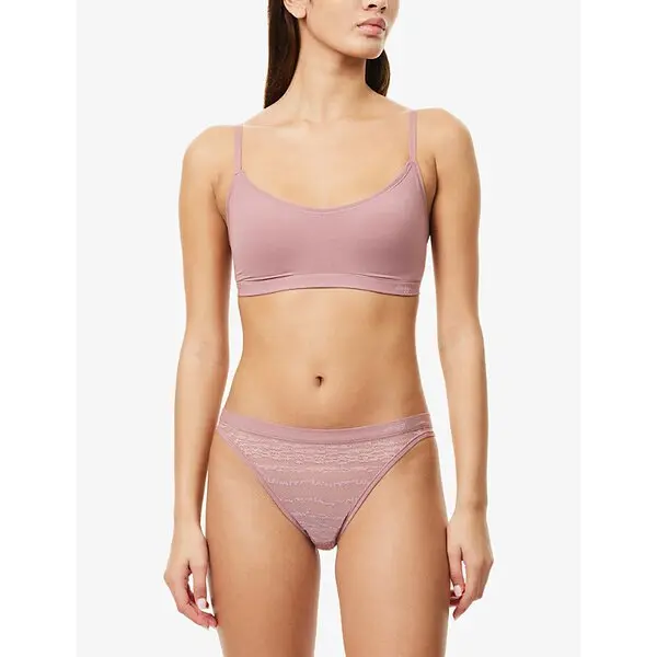 SLOGGI Free Evolve Stretch-woven Padded Bra