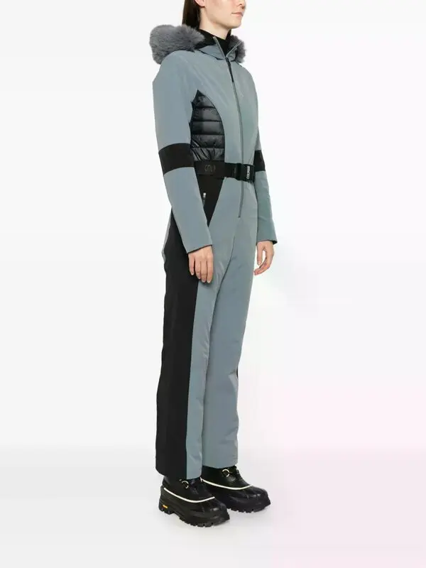 COLMAR Quilted Belted Ski Suit - Grey
