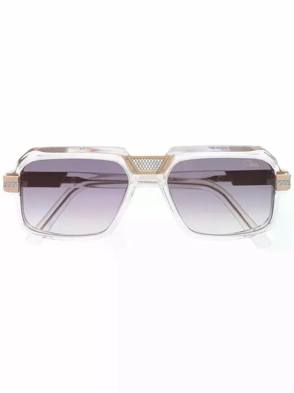 Cazal Oversized Frame Sunglasses - White