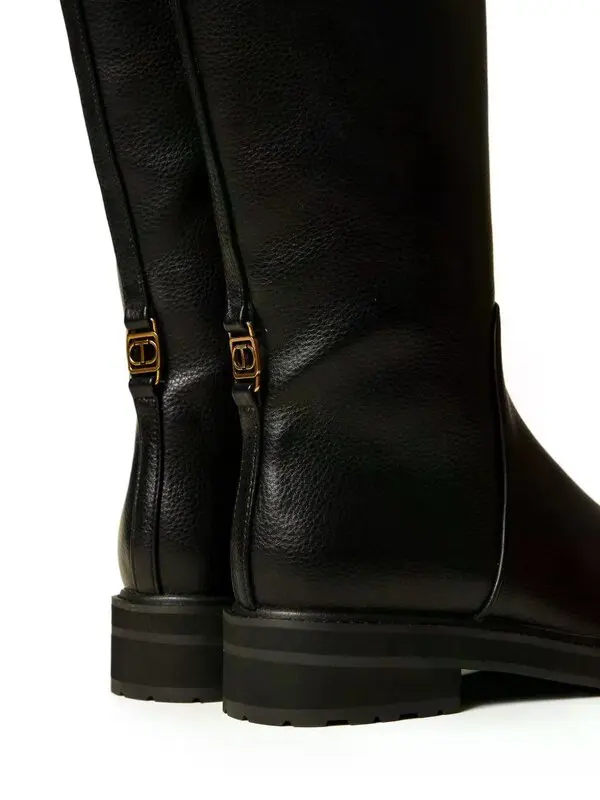 TWINSET 40mm Logo-detail Over-the-knee Boots