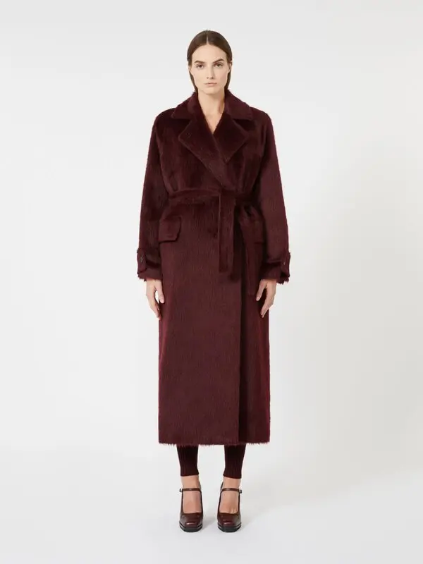 Max Mara Long Wool And Alpaca Coat