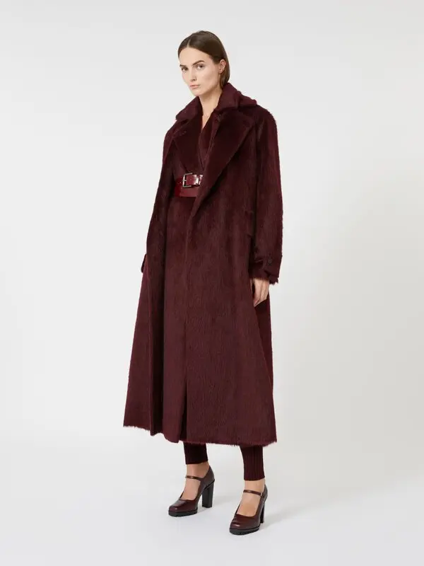 Max Mara Long Wool And Alpaca Coat