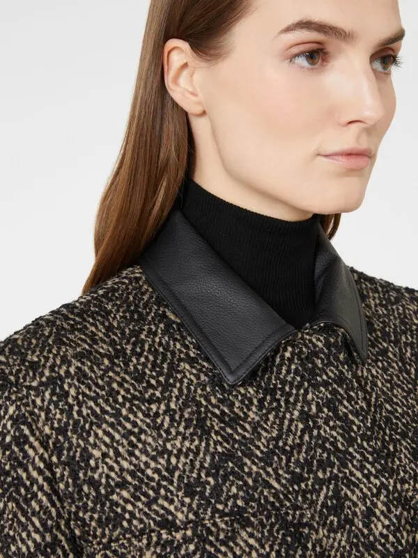 Max Mara Wool Tweed Shirt Jacket