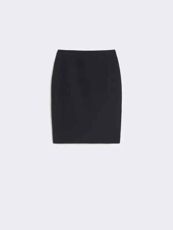 Max Mara Wool And Silk Pencil Midi Skirt