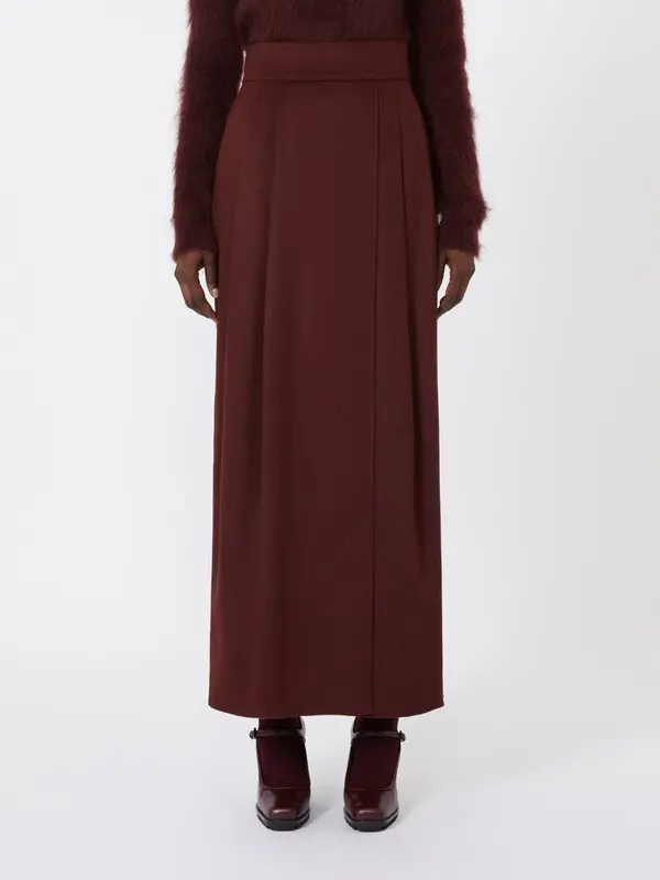 Max Mara Long Zibeline Skirt