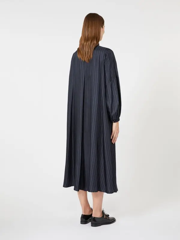Max Mara Long Silk Shirt Dress