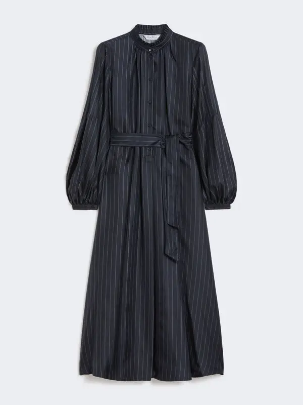 Max Mara Long Silk Shirt Dress