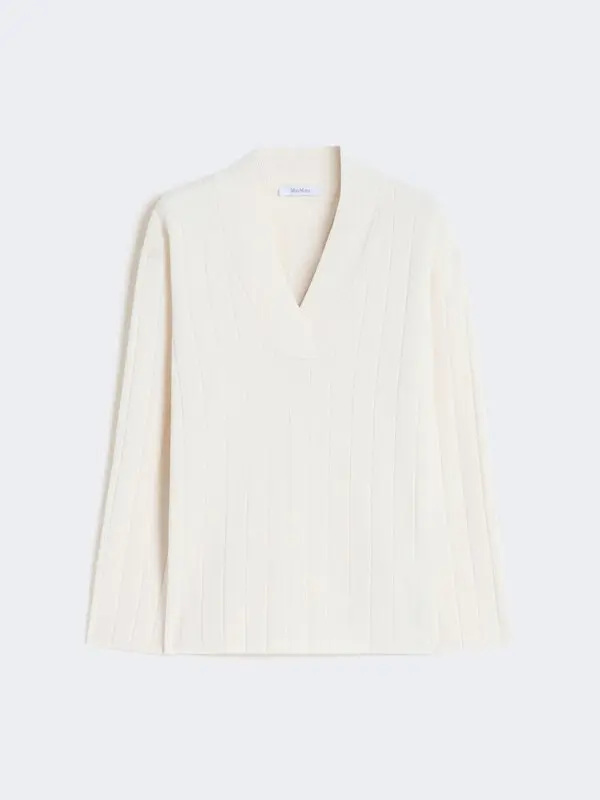 Max Mara Cashmere Flat-rib Knit Jumper