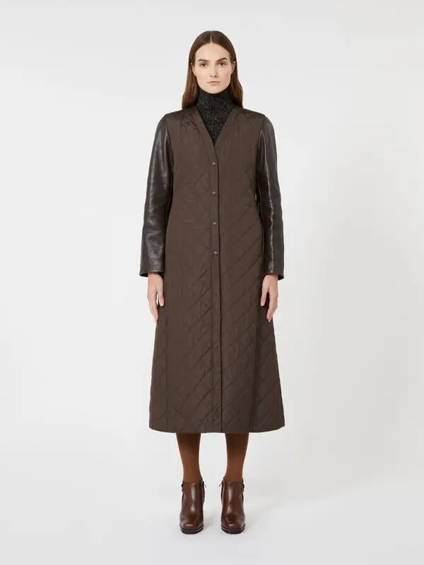 Max Mara Long Quilted Coat
