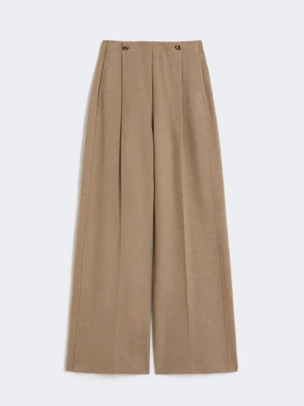 Max Mara Cashmere Flannel Trousers