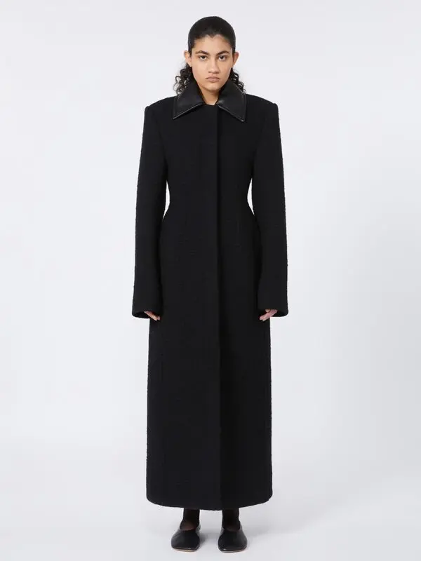 Max Mara Fitted Wool Blend Coat