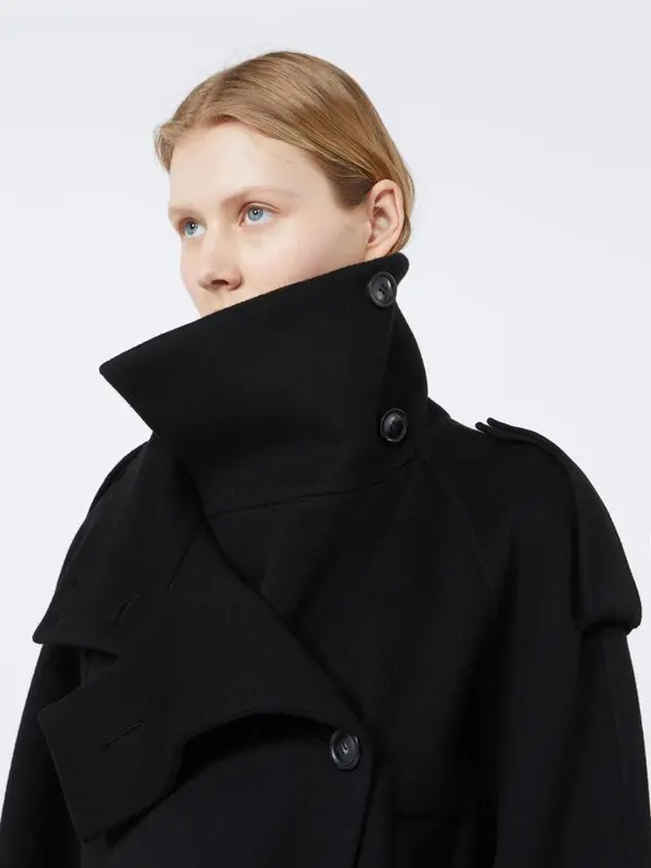 Max Mara Double-faced Pure Wool Trench Coat