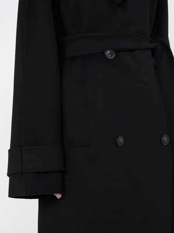 Max Mara Double-faced Pure Wool Trench Coat