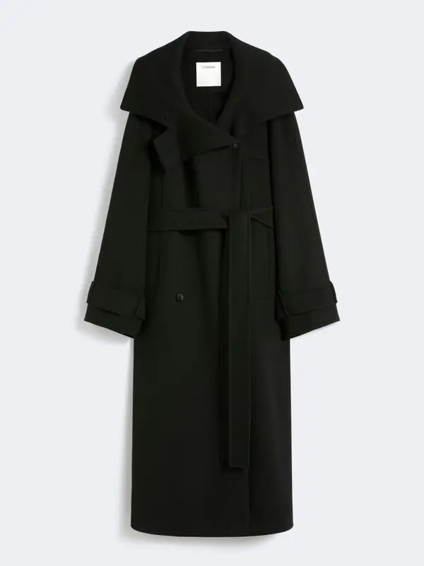 Max Mara Double-faced Pure Wool Trench Coat