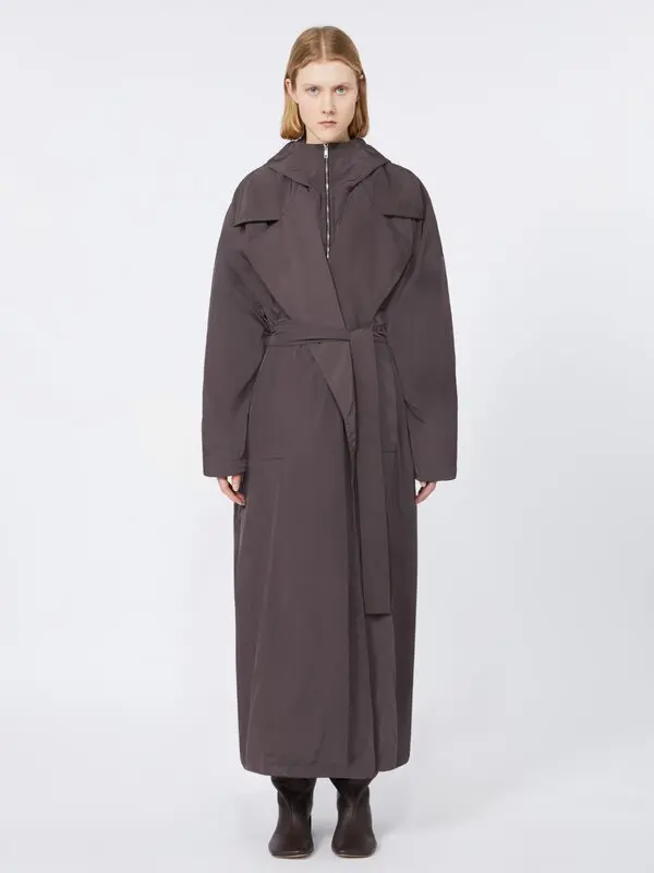 Max Mara Oversized Taffeta Trench Coat