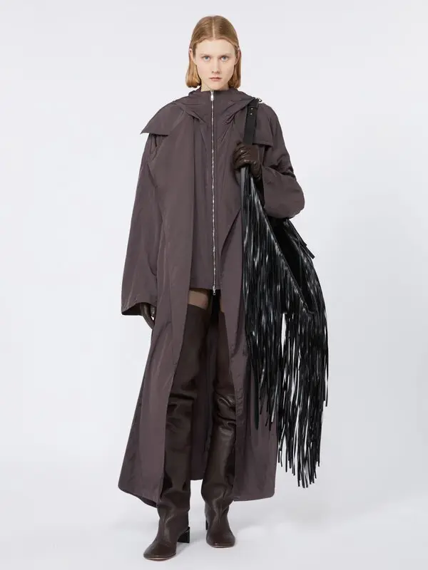 Max Mara Oversized Taffeta Trench Coat